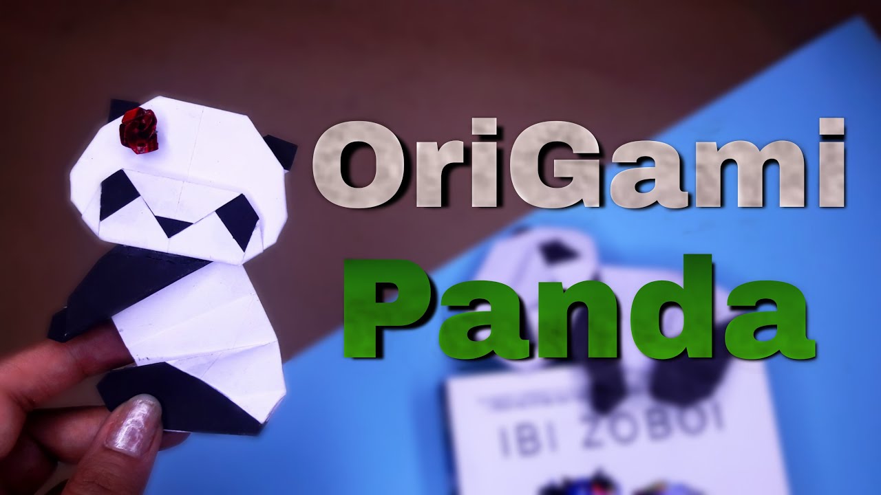 How to make Giant Panda origami step by step | Origami Panda (New ...
