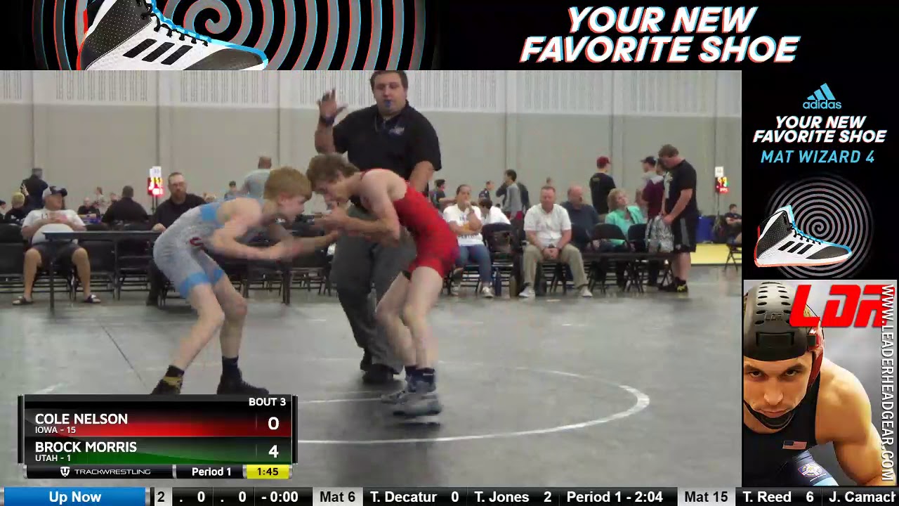 Mat 14 100 Cole Nelson Iowa Vs Brock Morris Utah - YouTube