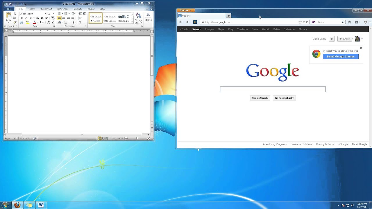 How to Take a Screen Shot in Windows 7 Tutorial - YouTube