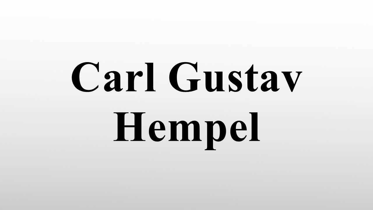 Carl Gustav Hempel - YouTube