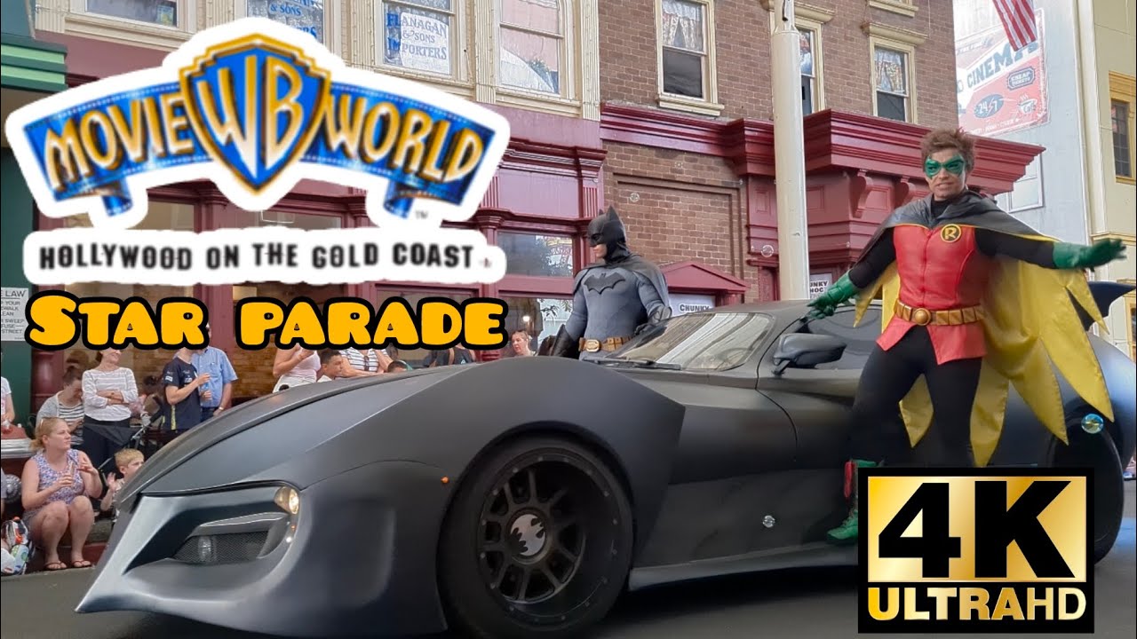 🇦🇺 WARNER BROS MOVIE WORLD STAR PARADE | GOLD COAST, QLD | 4K - YouTube