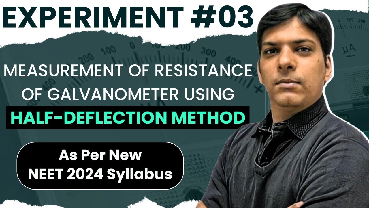 Video #3 -Practical Physics - Measurement of Resistance of Galvanometer ...