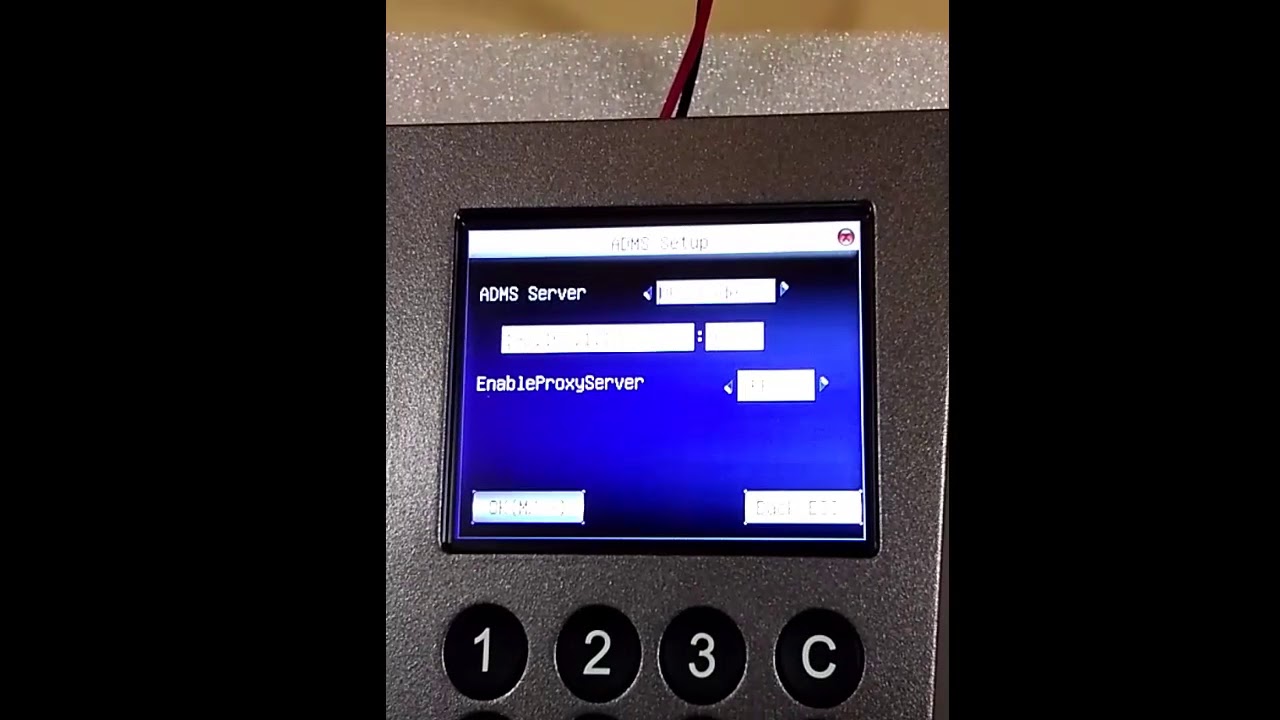 eSSL F18 ADMS Configuration - YouTube