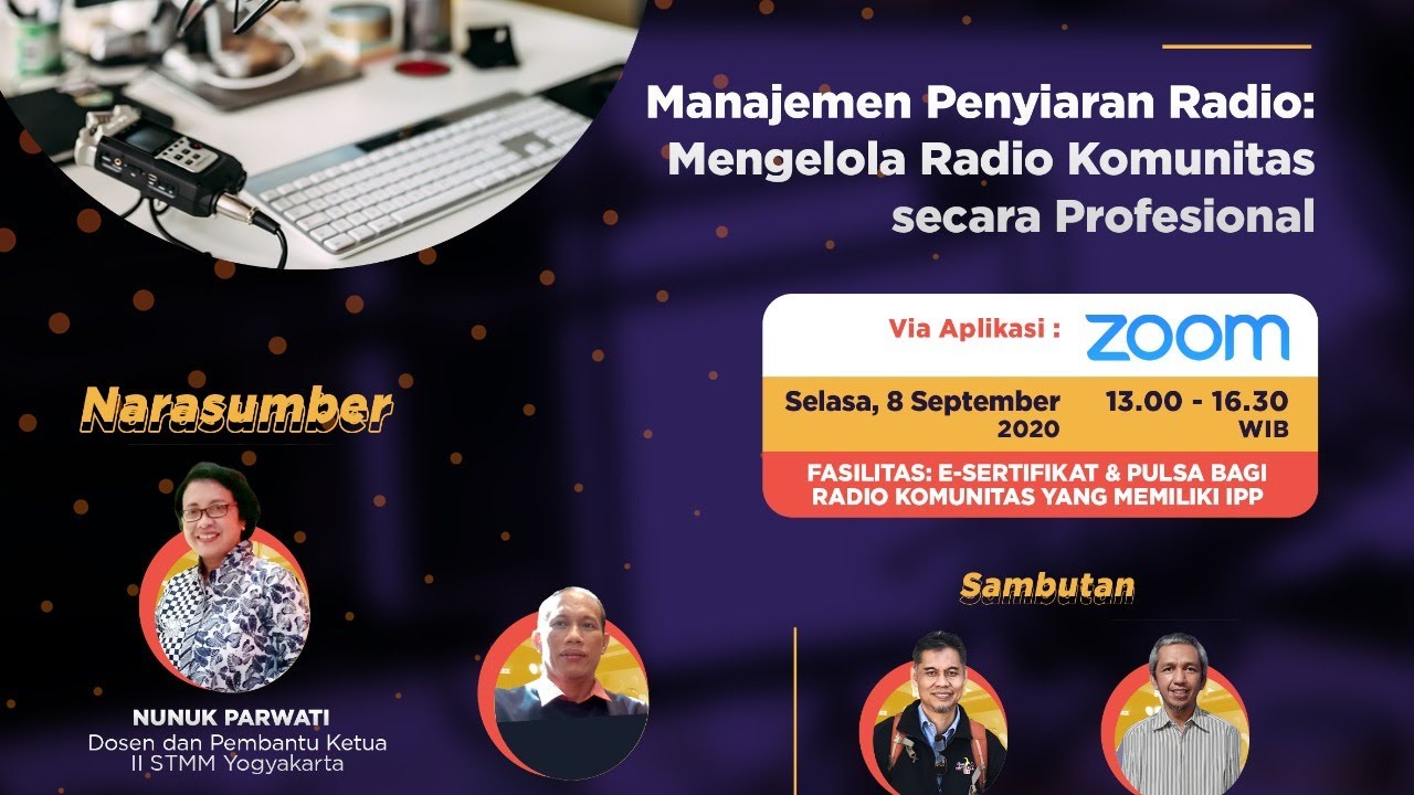 [Webinar] Manajemen Penyiaran Radio: Mengelola Radio Komunitas secara ...