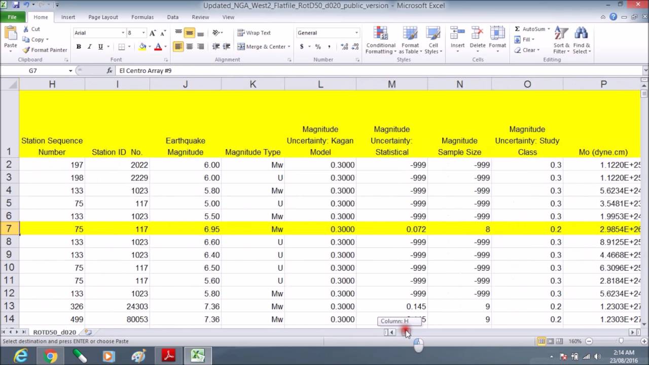 Time History(Ground Motion) data from PEER - YouTube