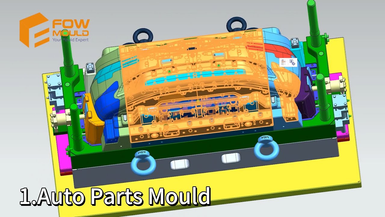 Injection Mold Design & Animation#mould #design #injection - YouTube
