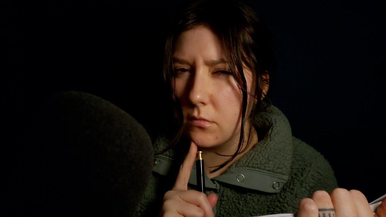ASMR | Observing and Scribbling Down Notes on You (No Talking, Pen ...