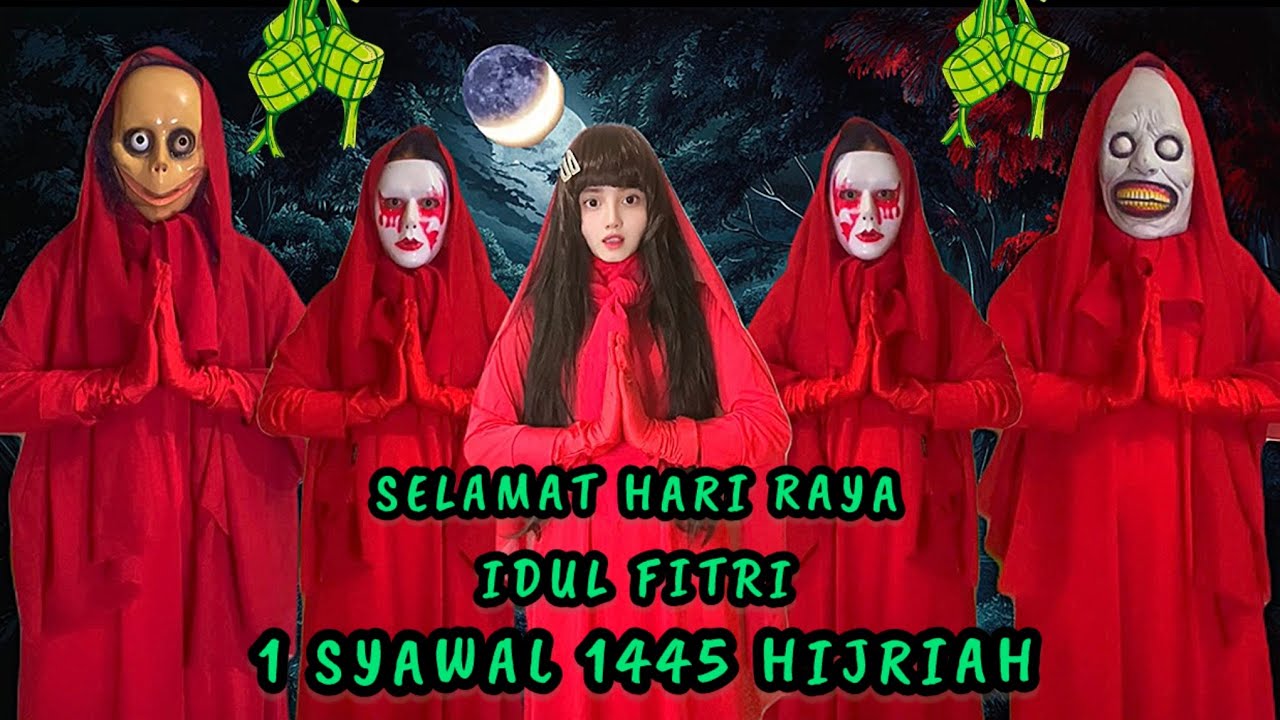 UCAPAN IDUL FITRI 2024 | 1 SYAWAL 1445 HIJRIAH , HANTU DINGDONG ...