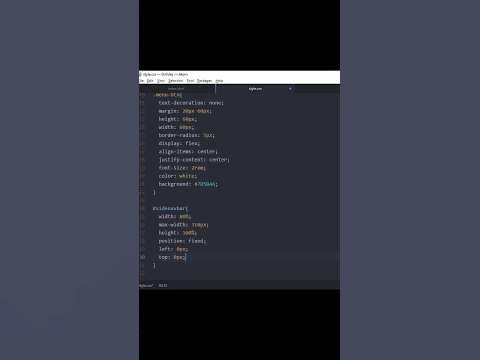 Animated Pure Css Side Navigation Bar Design #htmlnav #htmlcode #navbar #sidenavbar - YouTube