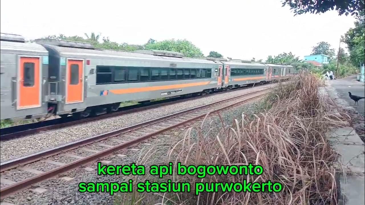 MASUK STASIUN PURWOKERTO KERETA API BOGOWONTO - YouTube