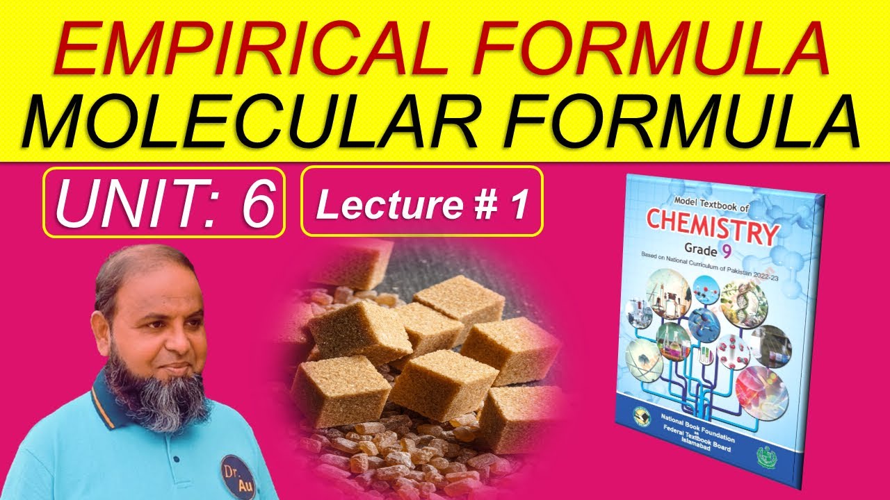 Empirical formula and Molecular formula, Stoichiometery, Class 9 ...