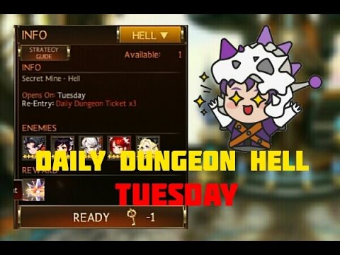 Seven Knights - Daily Dungeon Hell Tuesday - YouTube