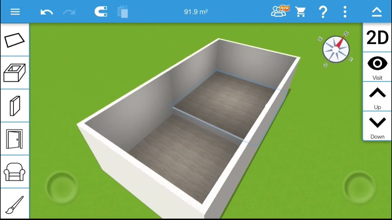 SPLIT - LEVEL TUTORIAL [home design 3d] - YouTube