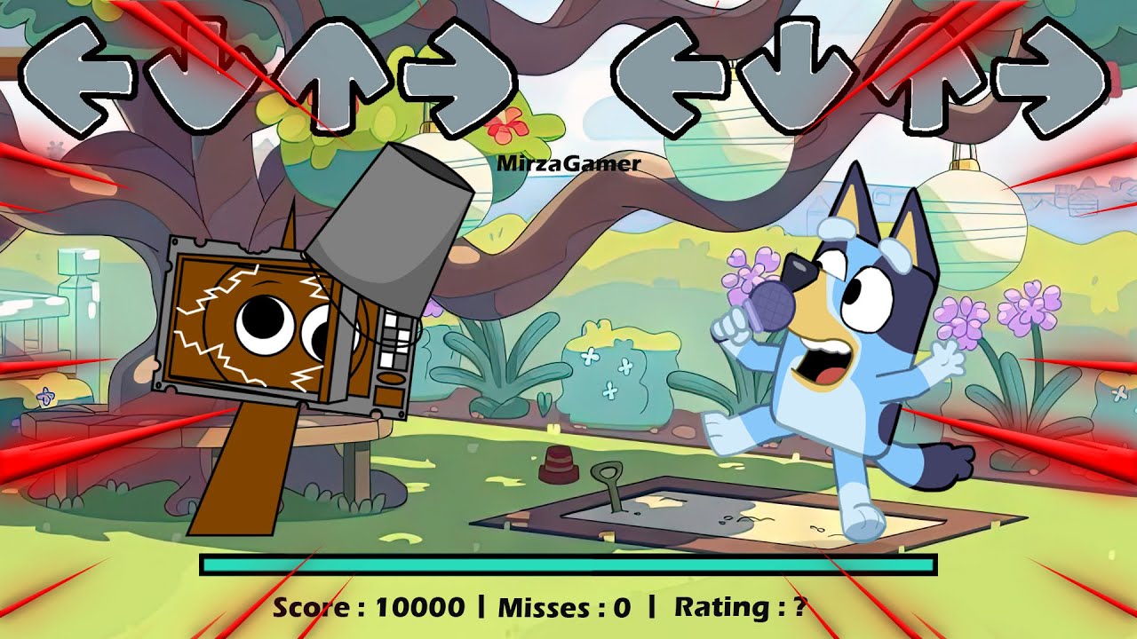 FNF' Sprunki Microwave Simon All Phase Vs Bluey, Bingo & Mackenzie ...