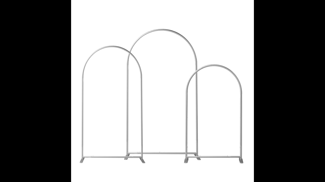 Arch Backdrop Frame Stands Installation Video - 314Display - YouTube