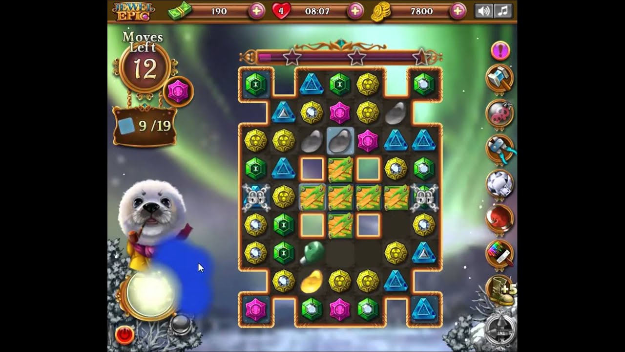 Jewel Epic Level 303 - YouTube