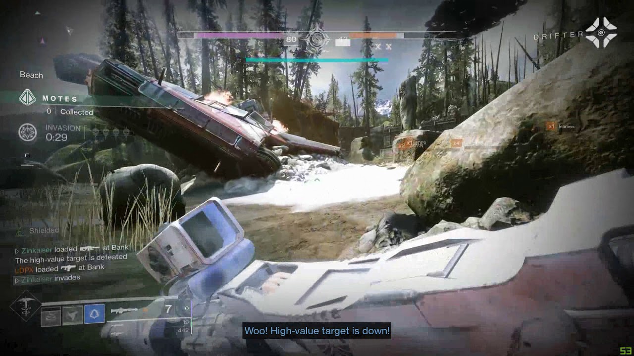 Destiny 2 - The best 2 minutes of Gambit - Stasis hunter game play ...