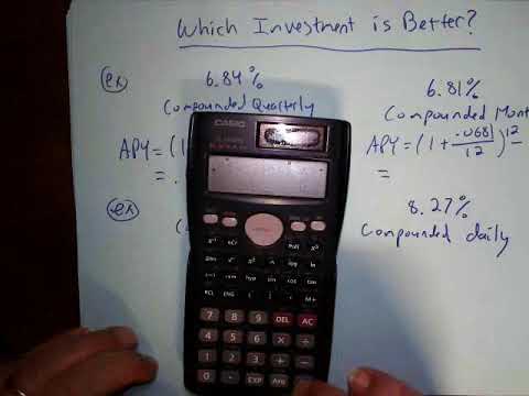 Compound Interest - APY Formula - YouTube