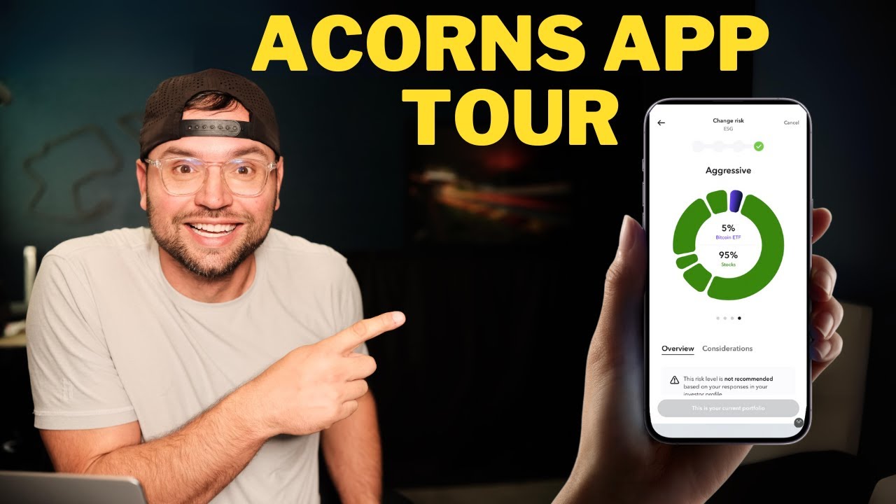 Acorns Investing Full App Walkthrough 2024 - YouTube