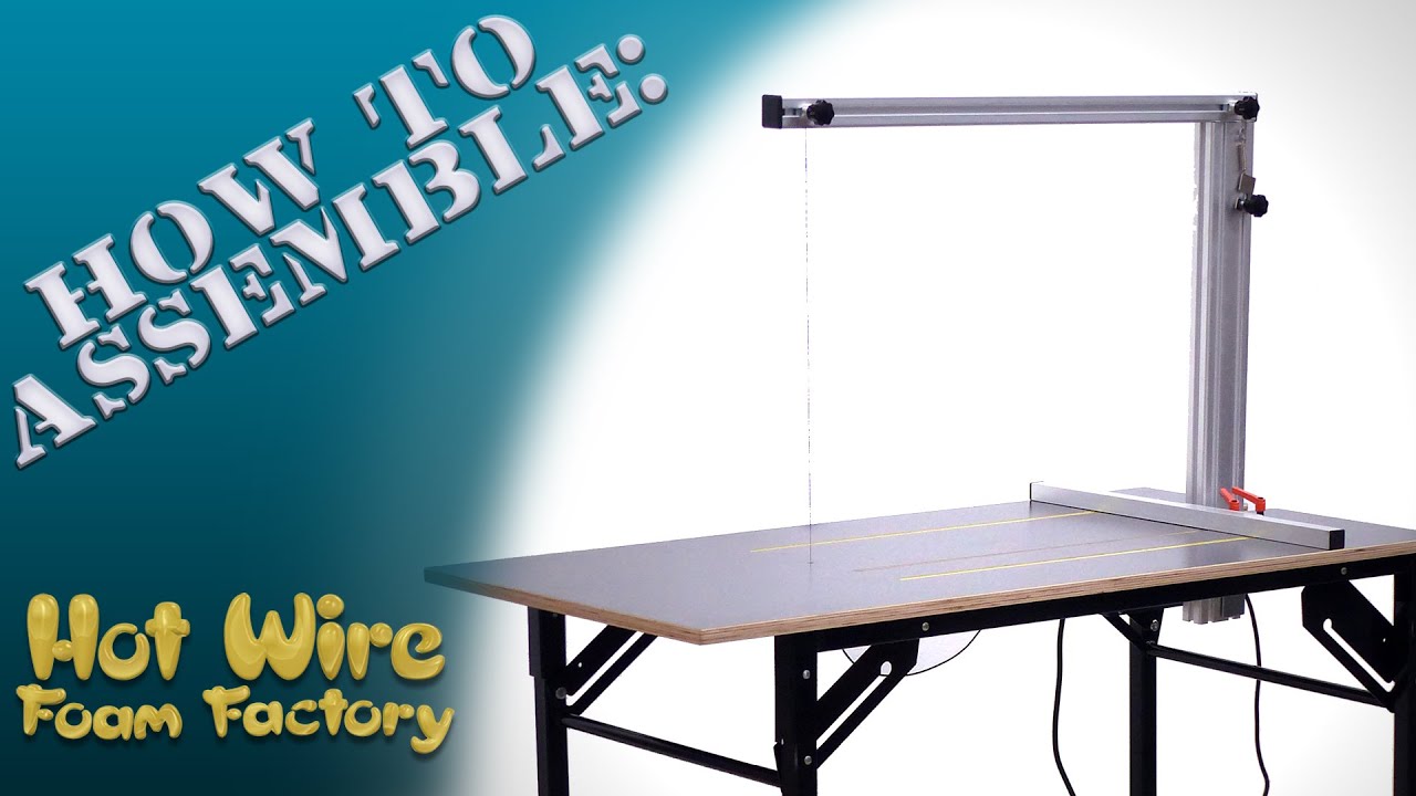 (Older Model) Hot Wire Foam Factory Industrial Hot Wire Scroll Table ...