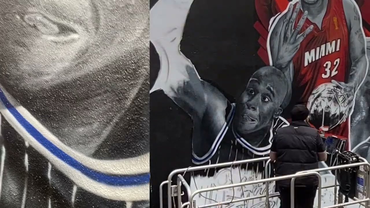 The BEST Shaquille O'Neal Painting in The World! - YouTube