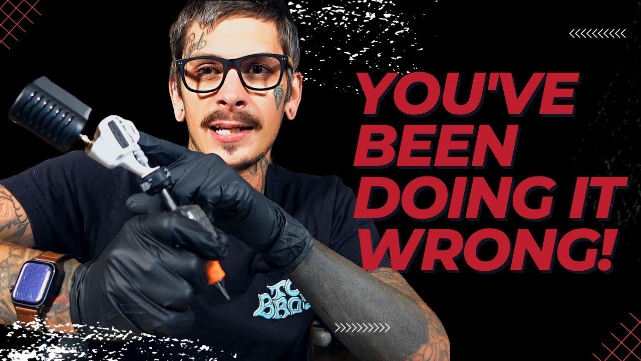 How To Hold Your Tattoo Machine The RIGHT Way | Tattooing For Beginners ...