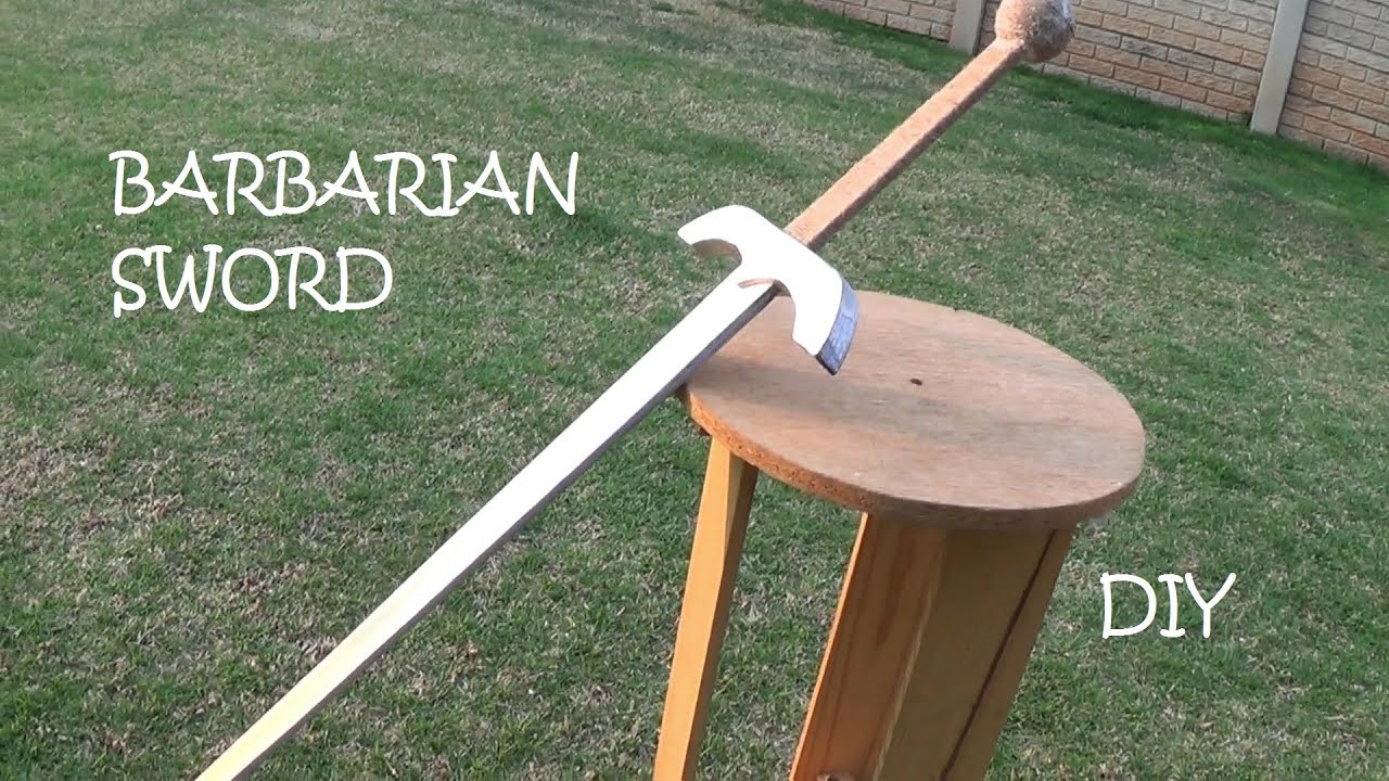 VIKING/BARBARIAN STYLE SWORD. DIY PROP BUILDING. SPECIAL FX (VFX) - YouTube