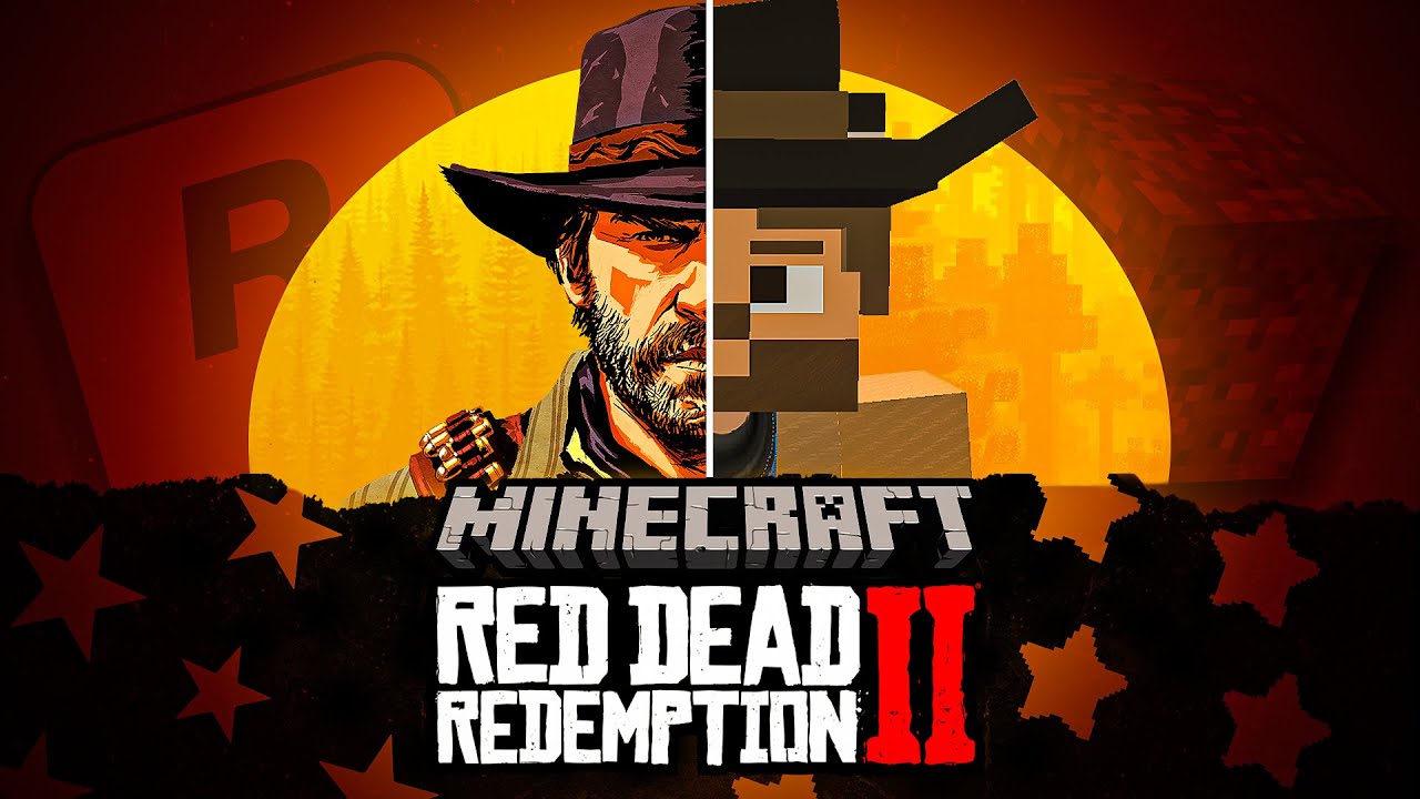RECRIEI O RED DEAD REDEMPTION 2 NO MINECRAFT! Ficou Insano - YouTube