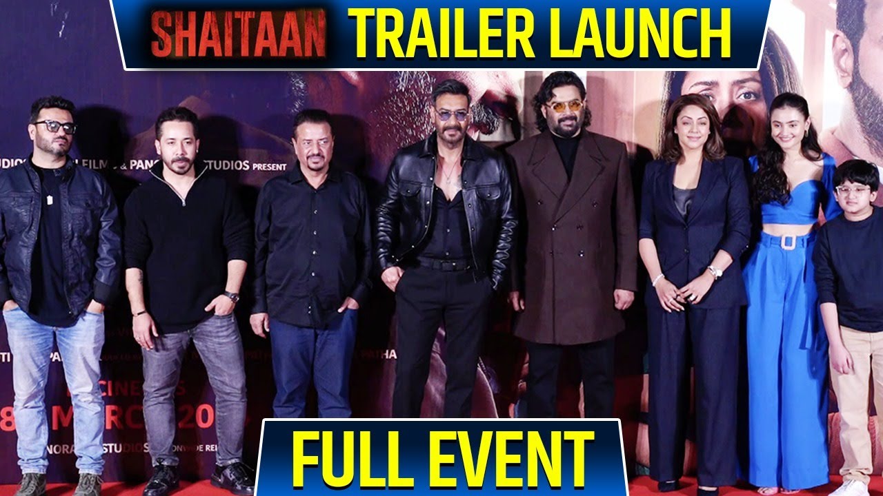 Shaitan Trailer Launch Full Event UNCUT | Ajay Devgn, Jyothika, R ...