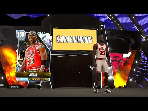 Using 100 Overall Michael Jordan in NBA 2K24 My Team - YouTube