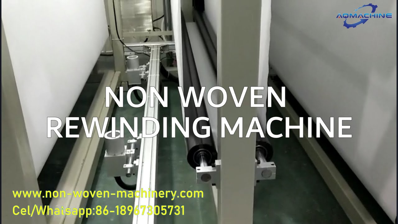 Nonwoven Rewinding Machine | Fabric Rewinding Machine | Nonwoven ...
