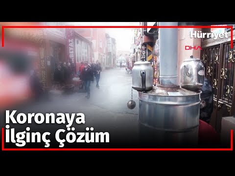 Erzurum Esnafından İlginç Çözüm. Her Sokağa Bir Semaver