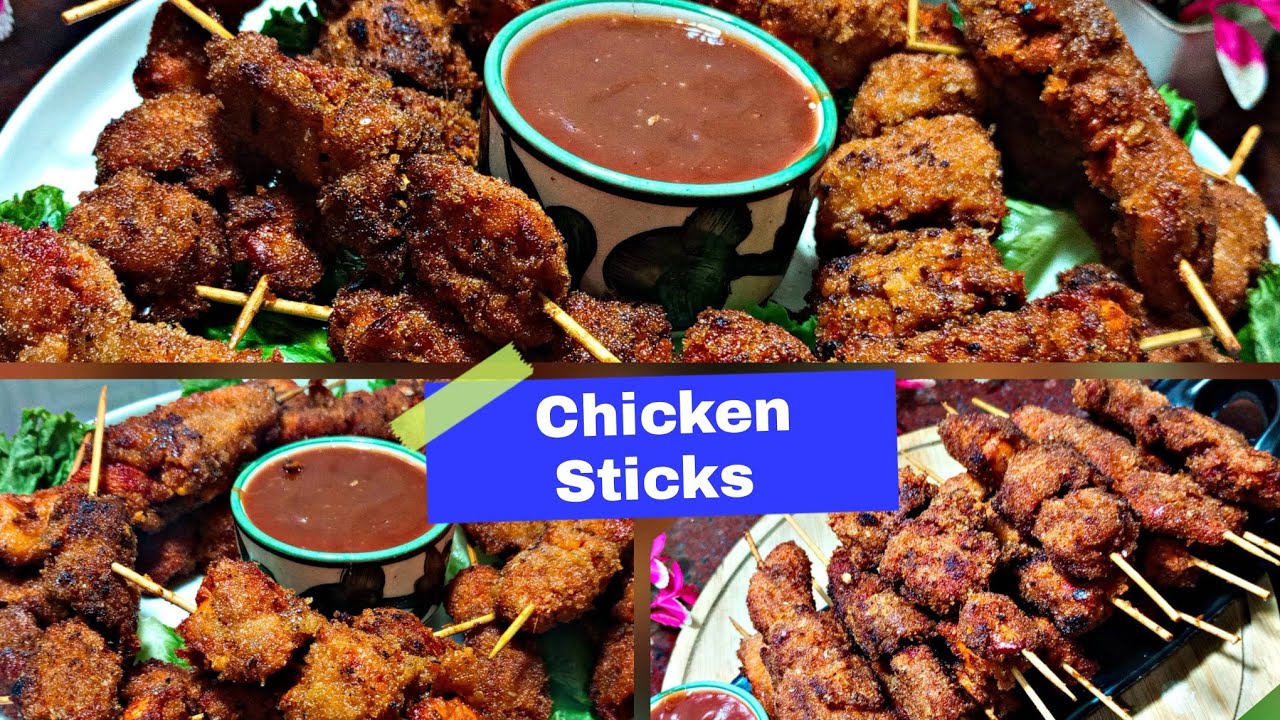 Chicken Sticks Fry Recipe | Crispy Chicken Sticks Recipe | How To ...