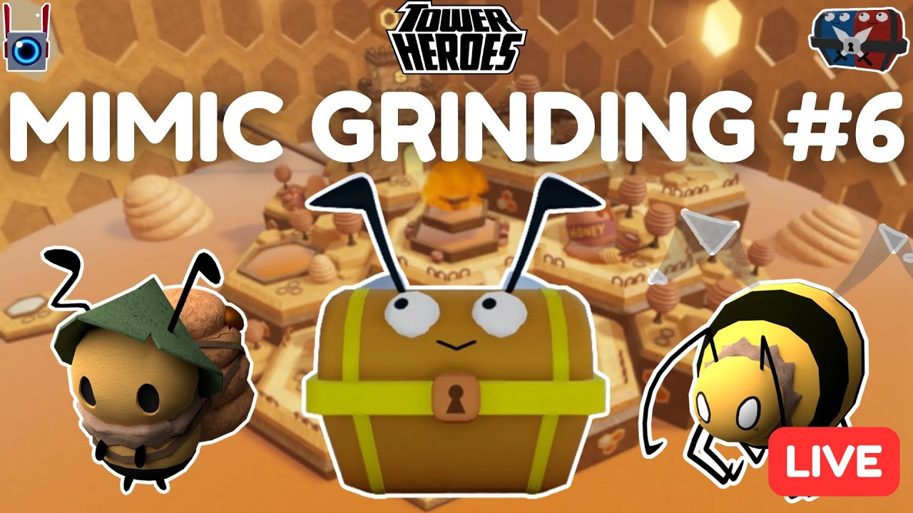 Mimic Hunting Livestream #6 - Tower Heroes - YouTube
