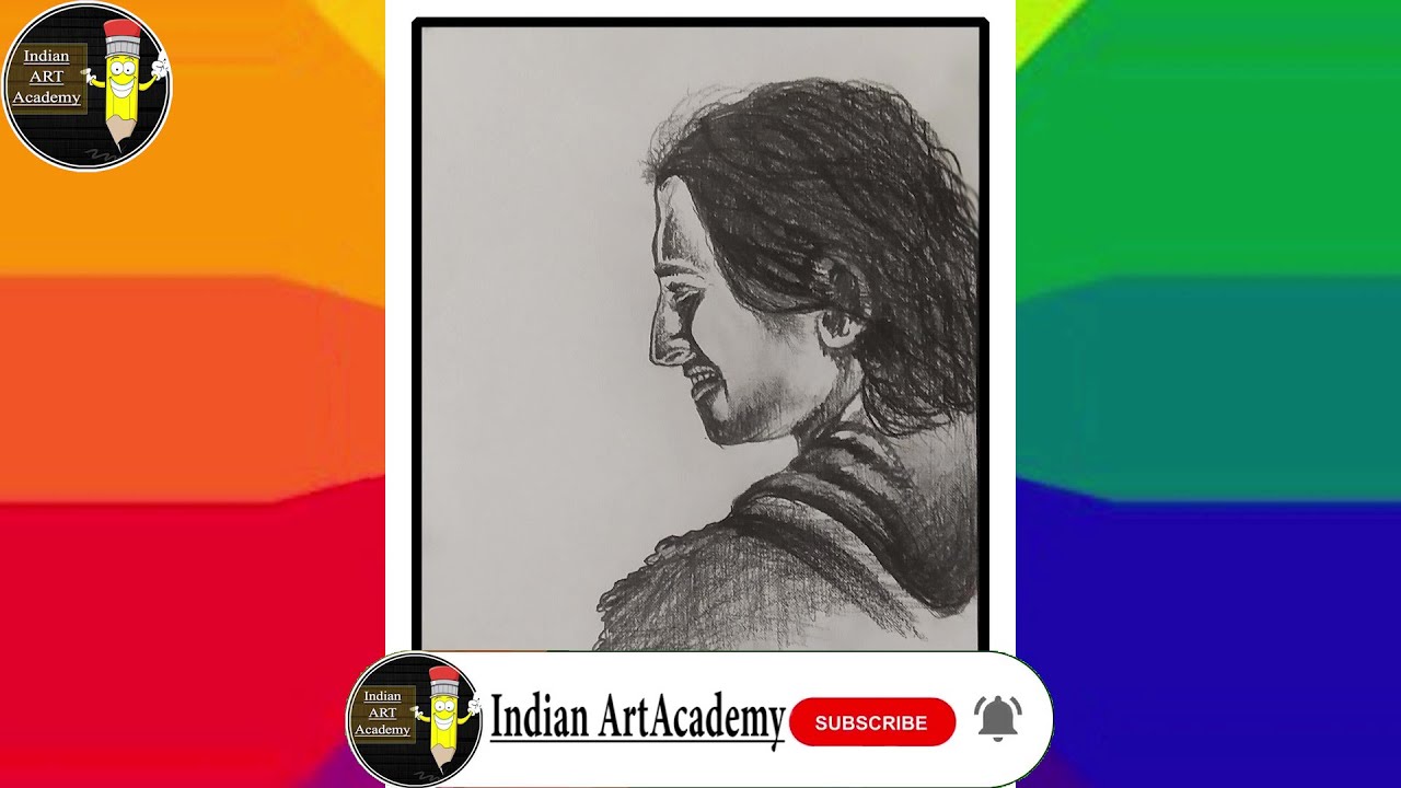 Drawing Tutorial || A Man Drawing || Indian Art Academy || - YouTube