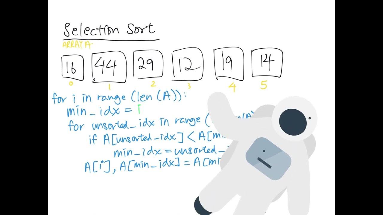 Selection Sort Using Python Youtube