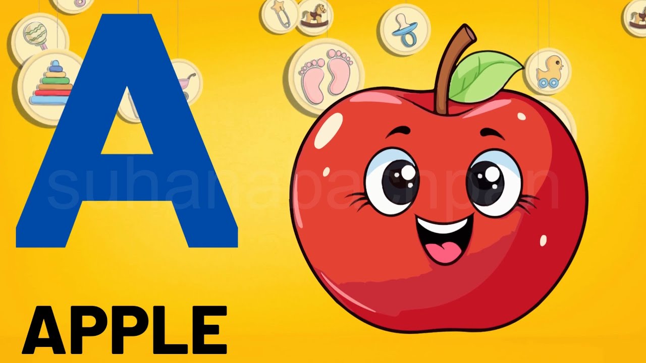 A is for Apple A A Apple / Popular Kids Learning ABC Phonics Song A to ...