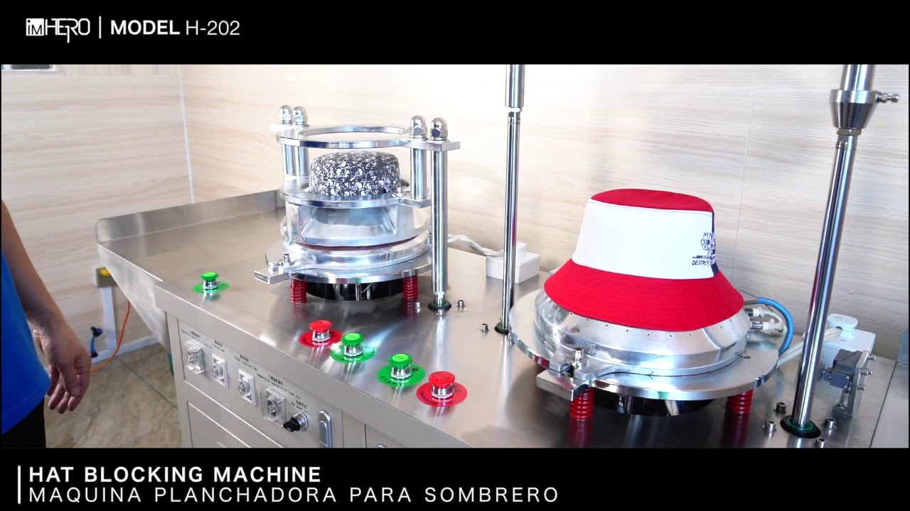 HAT BLOCKING MACHINE H-202 - YouTube