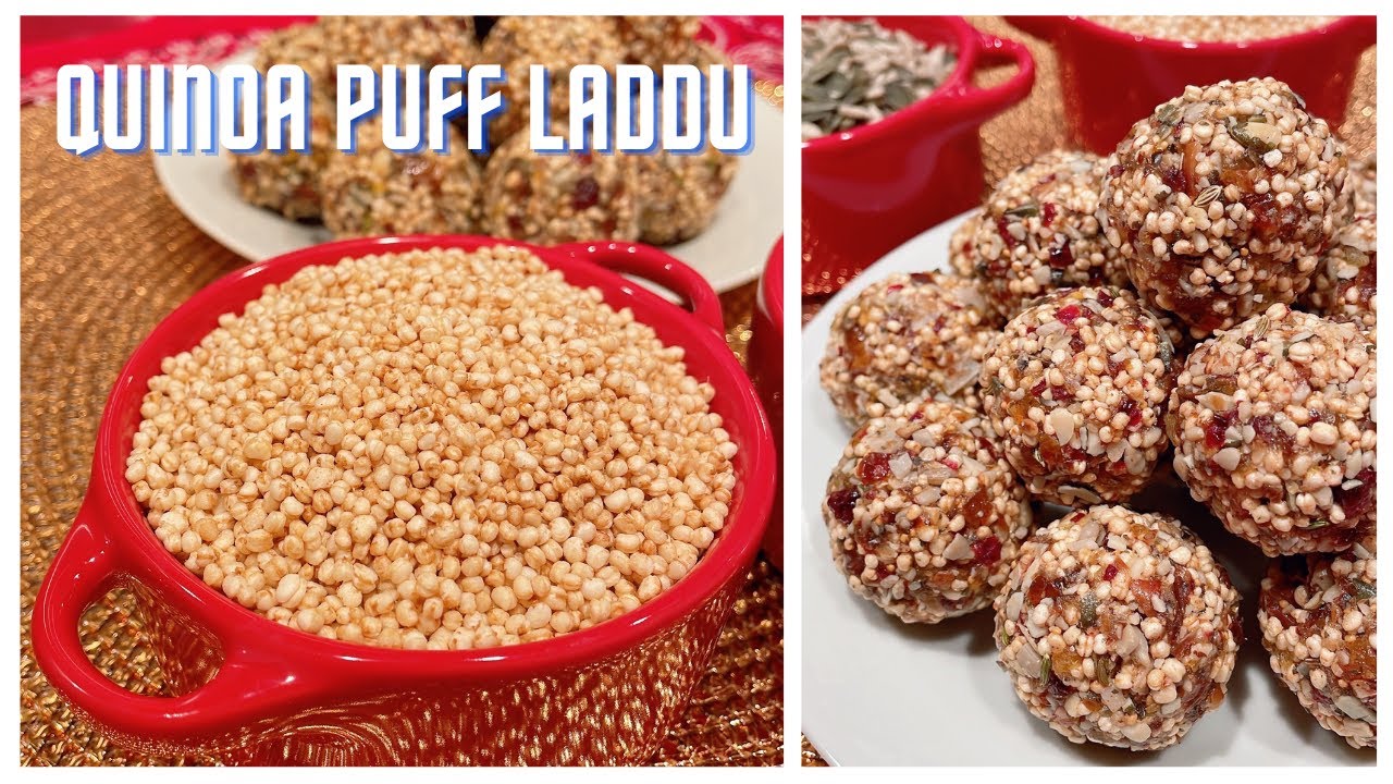 Quinoa Seeds Laddu | Recipe With Quinoa | No Sugar No Jaggery No Ghee ...