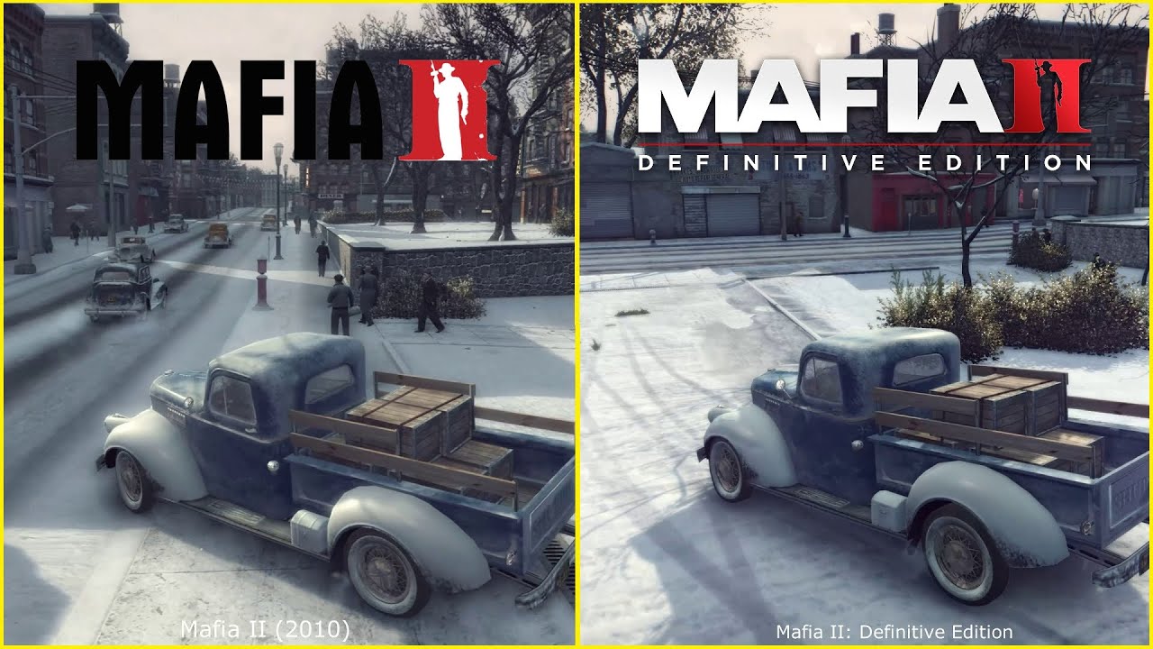 Comparison Mafia 2 Definitive Edition - YouTube