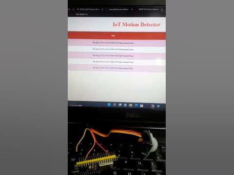 MOTION DETECTION WEB SERVER - YouTube