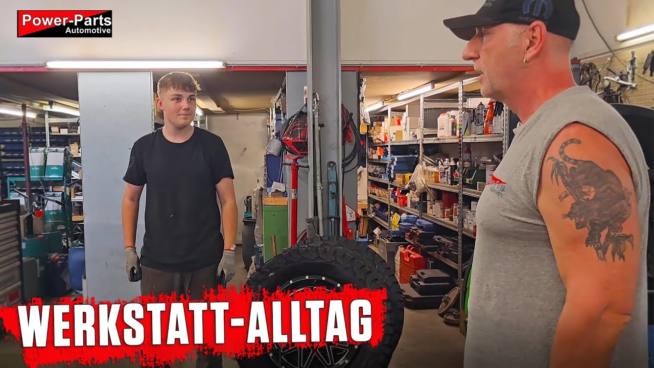 Werkstatt-Alltag bei uns in der Firma | Power-Parts Automotive - YouTube