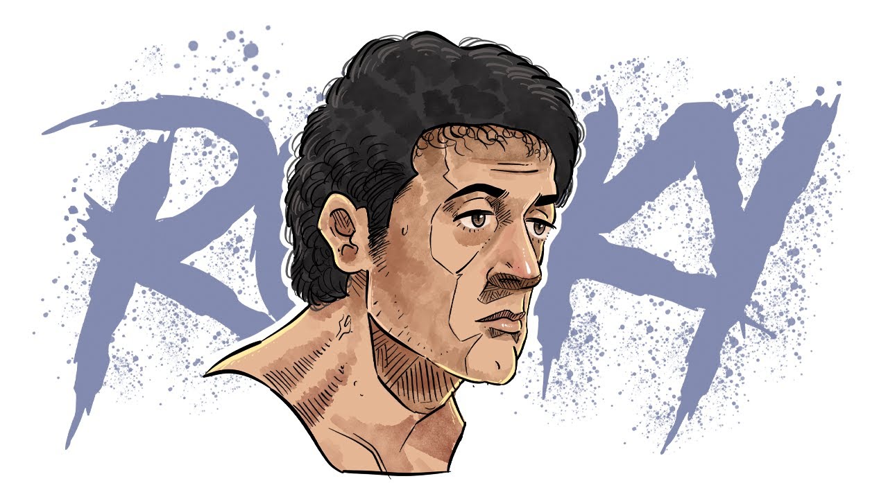How to draw American Actor | Sylvester Stallone | Rocky - YouTube