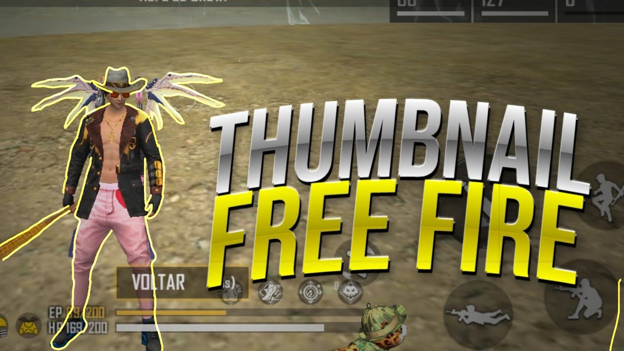 COMO FAZER THUMBNAIL DE FREE FIRE! ( YUR1 FF ) - YouTube