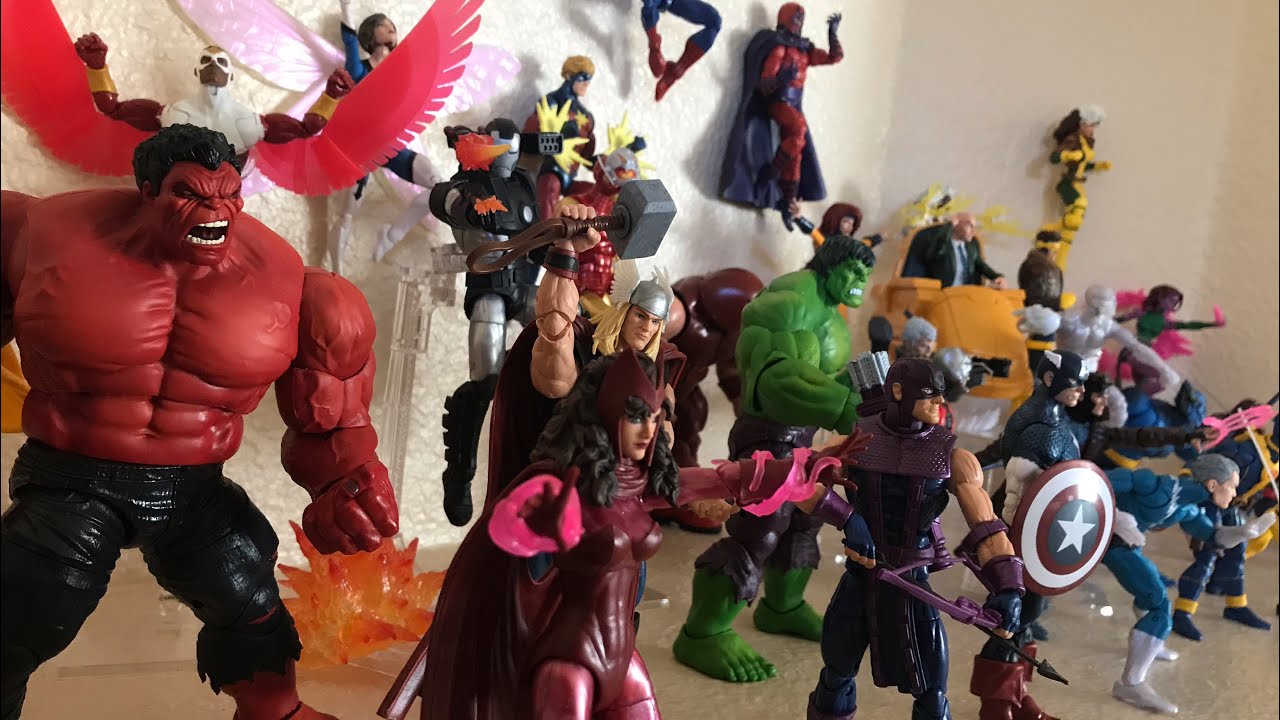 Marvel legends 12/18 collection/ display! 2020 - YouTube