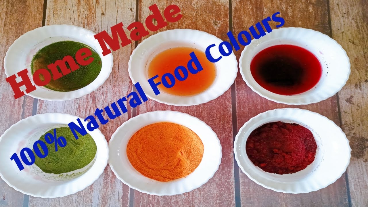 How to make 100% All natural Food Colour at home || Organic food Colour ...