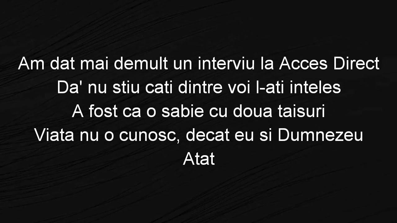 Dani Mocanu-Capul Tuturor(Versuri/Lyrics) - YouTube