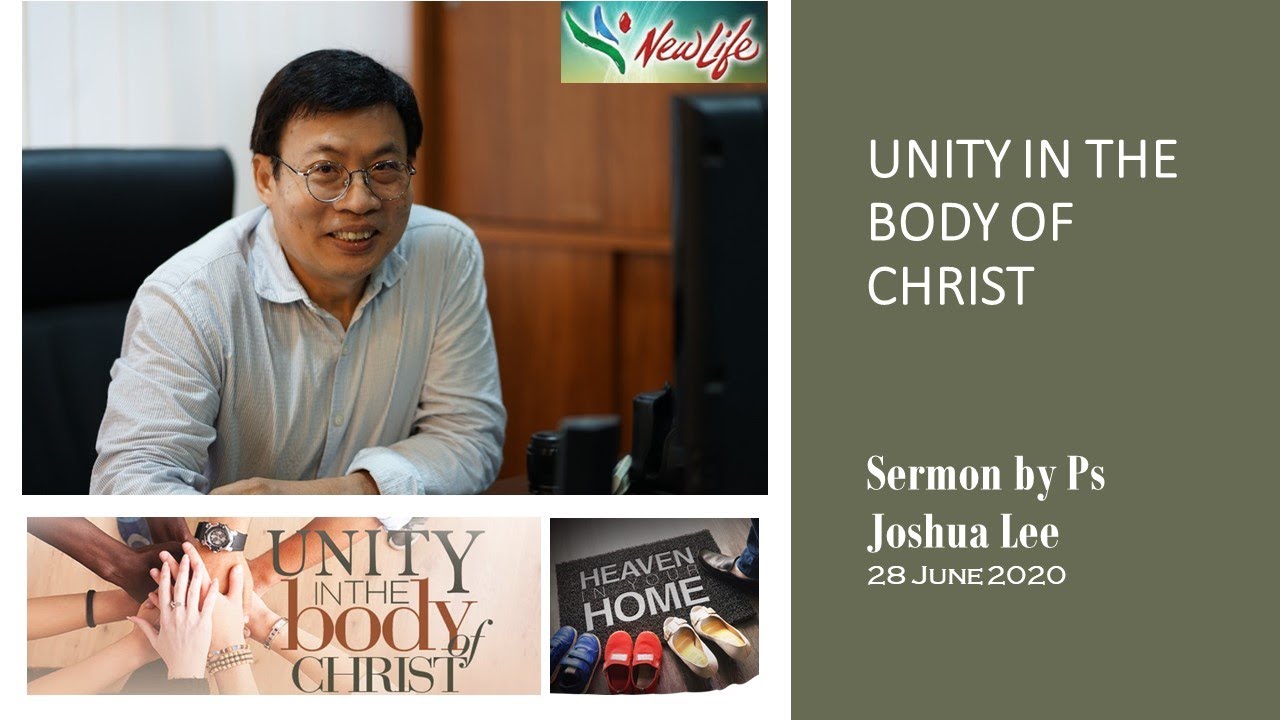Sermon Unity In The Body Of Christ 28 6 2020 - YouTube