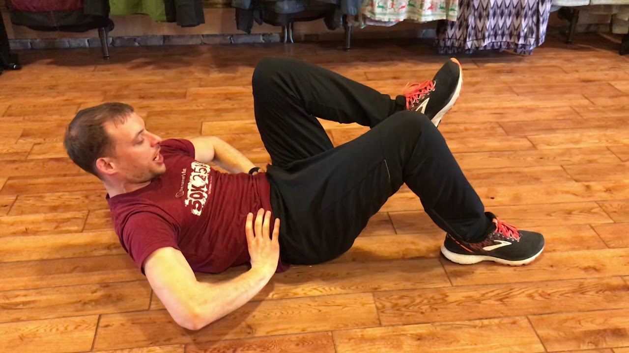 TRF Fitness Marching Crunches - YouTube