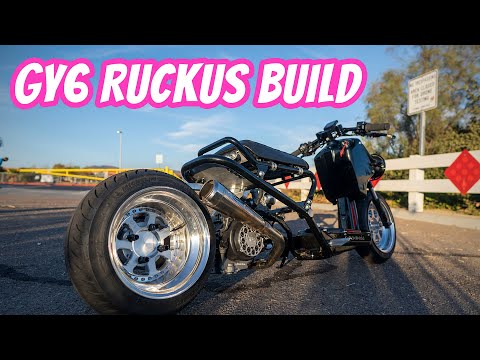 The Honda Ruckus GY6 Build is Complete! - YouTube